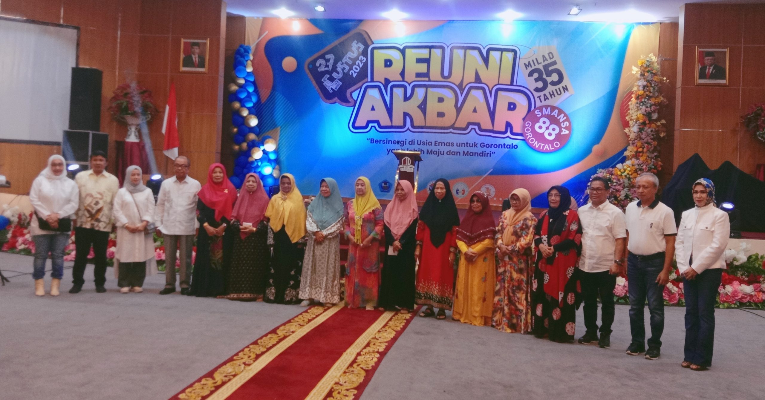 Reuni Akbar 35 Tahun, SMANSA 88 Bersinergi Di Usia Emas Untuk Gorontalo Yang Maju Dan Mandiri ...
